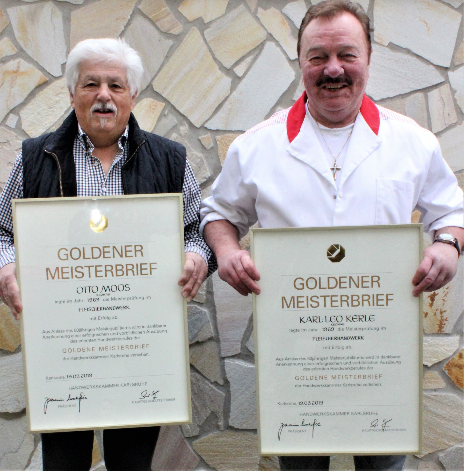 Handwerk hat Goldenen Boden Karl-Leo Kerle und Otto Moos: Doppelter ...