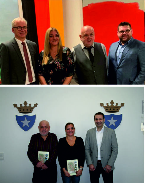 Zwei Neubürger in Kronau - Isabel Schweikert und Ronald Pickering ...